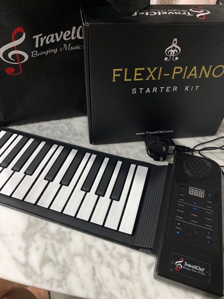 TravelClef Flexi-Piano (Portable), Hobbies & Toys, Music & Media ...