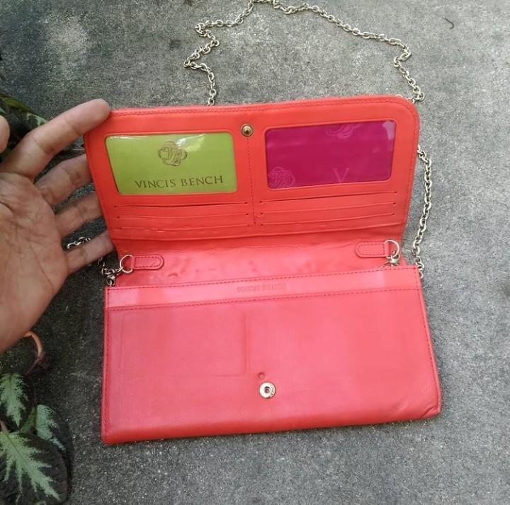 VINCI'S BENCH AUTHENTIC FULL KULIT ASLI, Fesyen Wanita, Tas & Dompet di ...