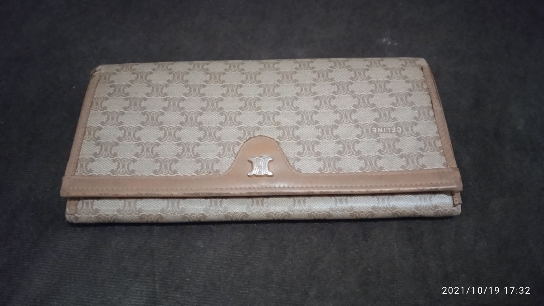 Vintage celine long wallet, Luxury, Bags & Wallets on Carousell