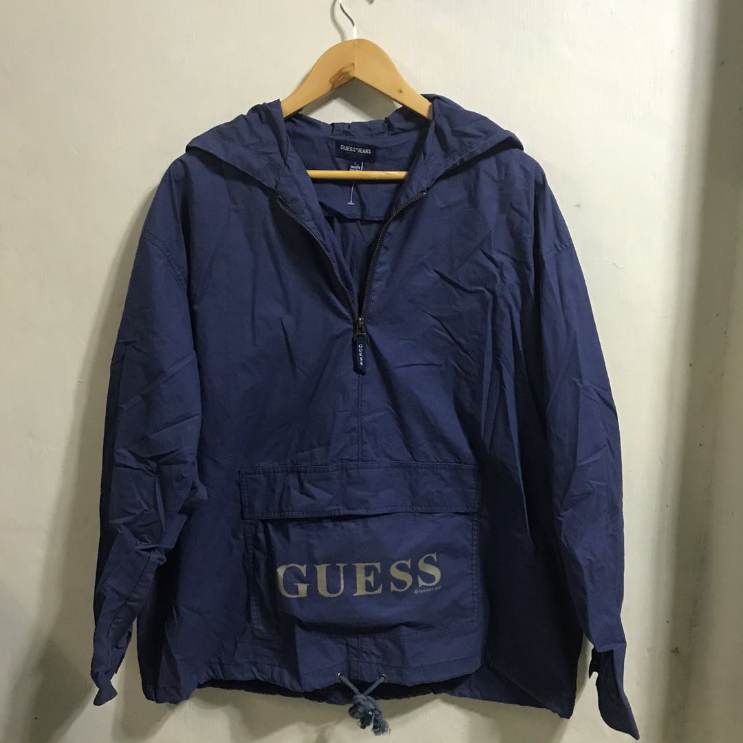 Vintage Guess Windbreaker, Men's Fashion, Coats, Jackets and Outerwear ...