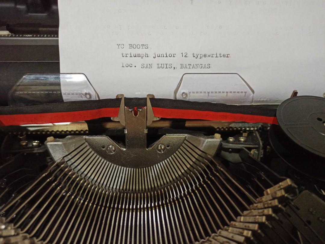 Vintage Triumph junior 12 typewriter, Computers & Tech, Printers ...