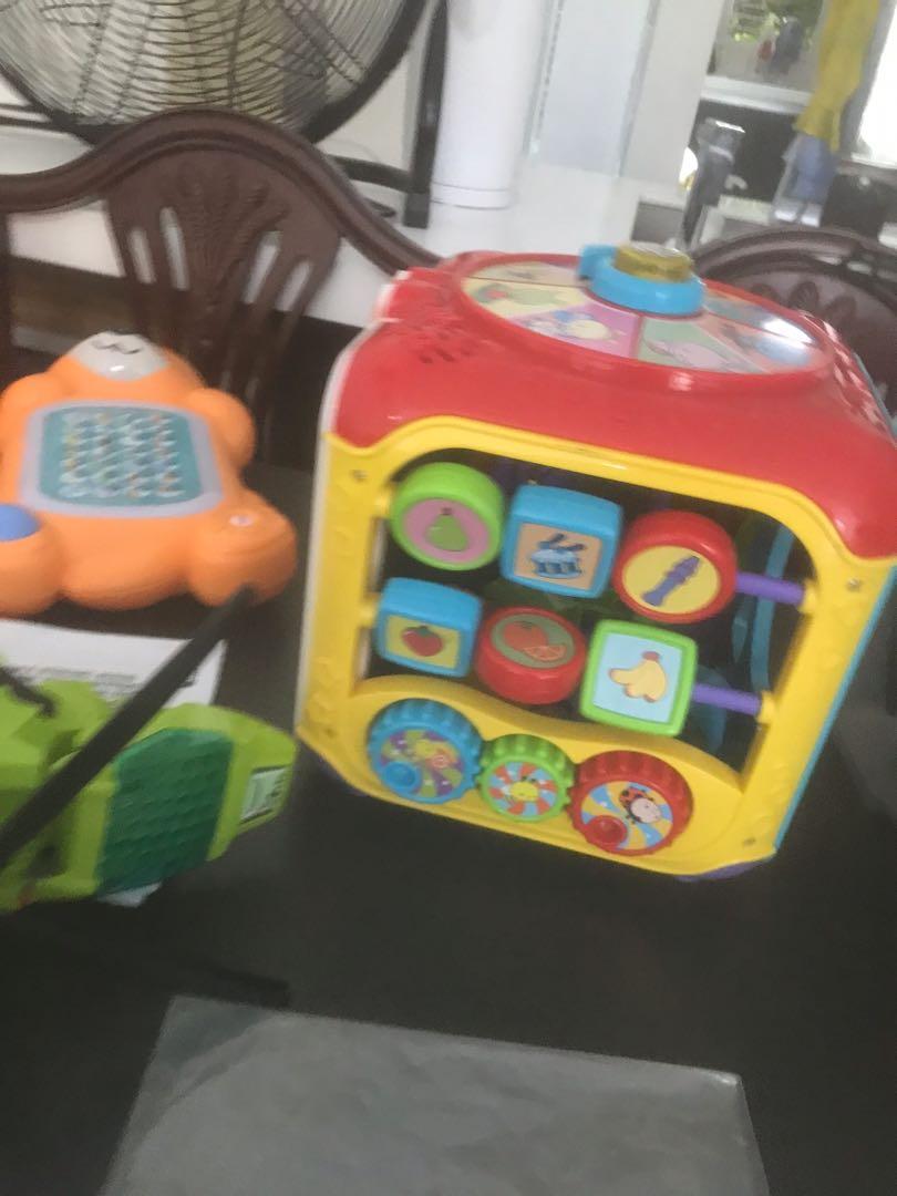 VTech 4-side Block, Babies & Kids, Infant Playtime on Carousell