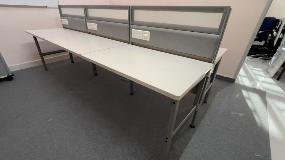 Workstation 6 cluster, Furniture & Home Living, Furniture, Tables ...