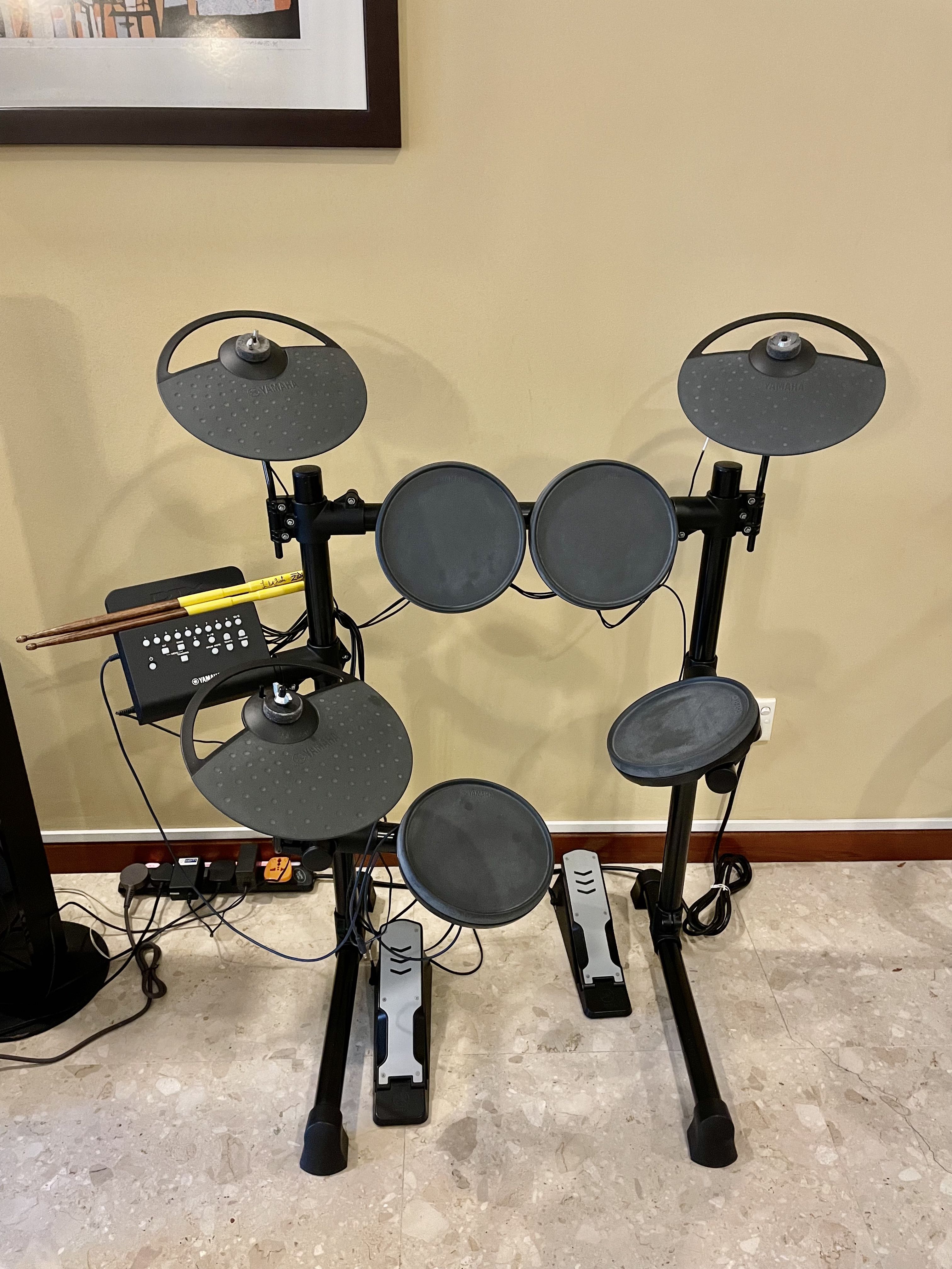 Yamaha DTX 400K Drum Set, Hobbies & Toys, Music & Media, Musical ...