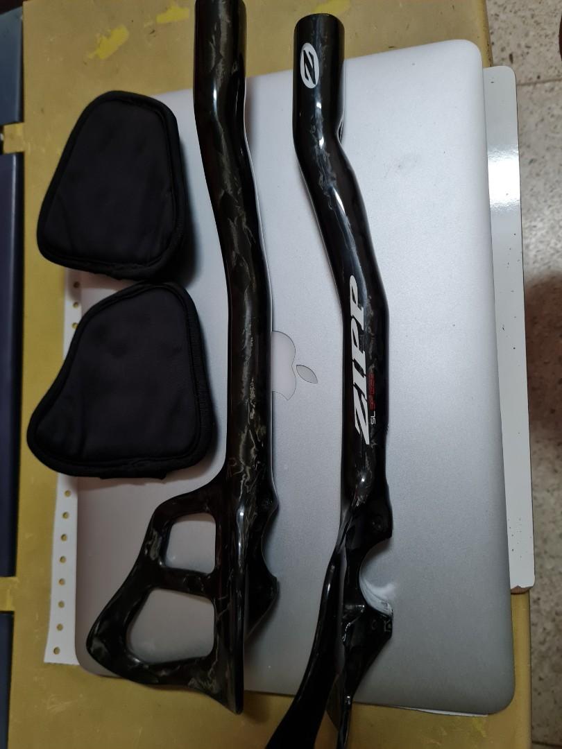 Zipp SL SPEED Full carbon Clip-on aero bars, Sports Equipment, Bicycles ...