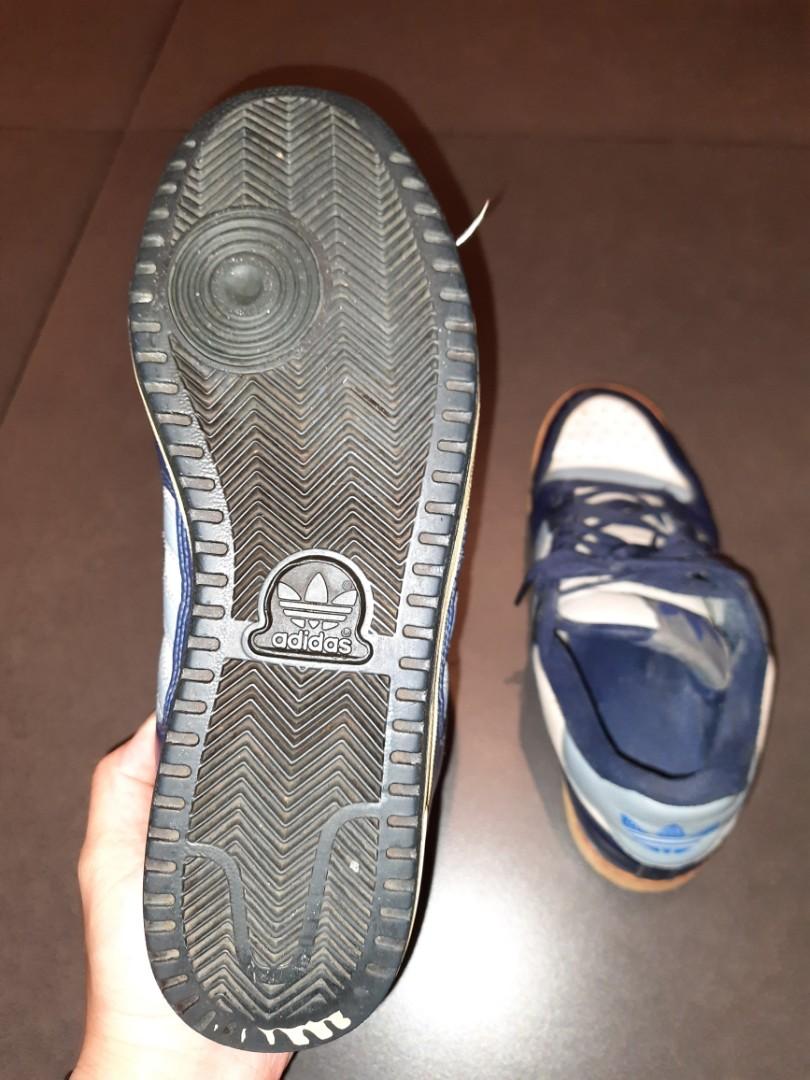 Adidas blue stripe shoes, Men's Fashion, Footwear, Sneakers on Carousell