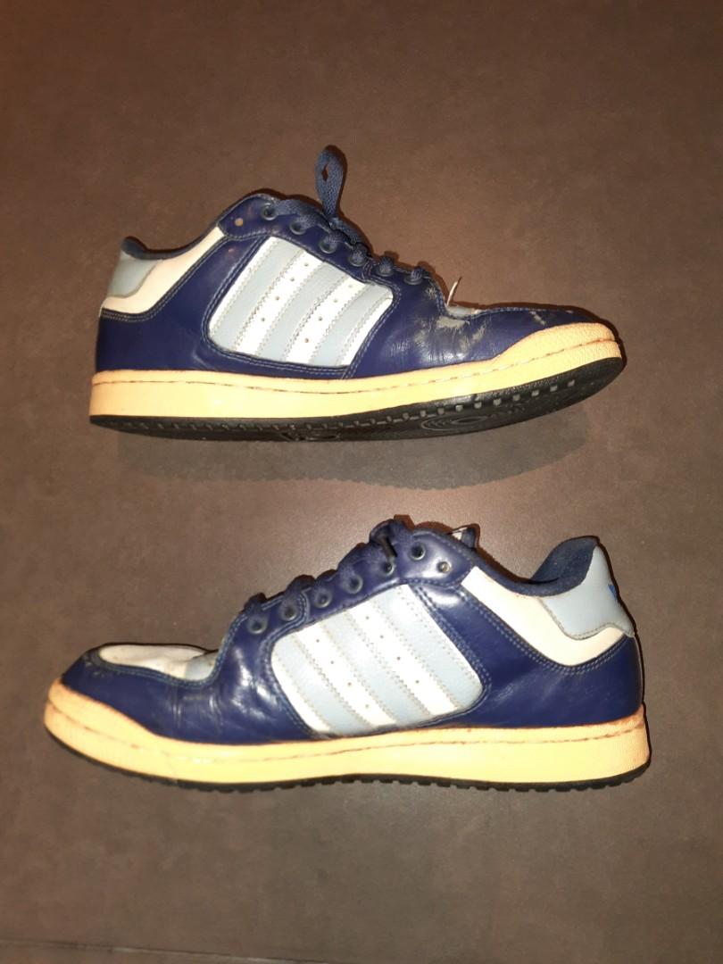Adidas blue stripe shoes, Men's Fashion, Footwear, Sneakers on Carousell