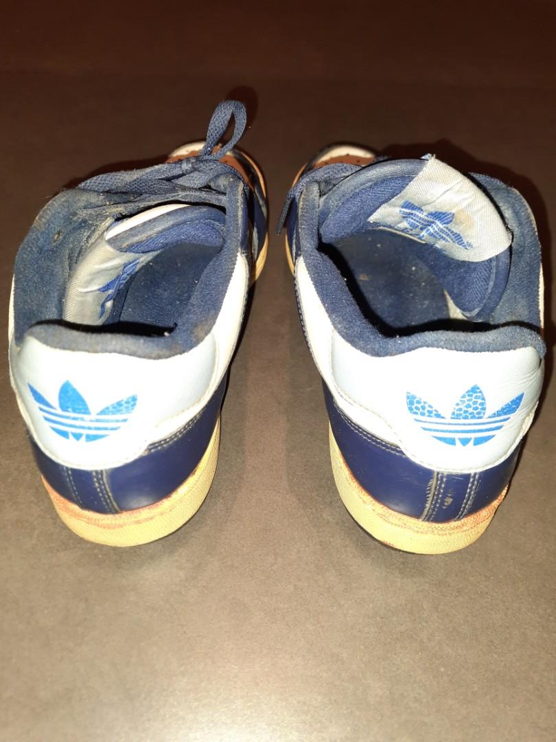 Adidas blue stripe shoes, Men's Fashion, Footwear, Sneakers on Carousell