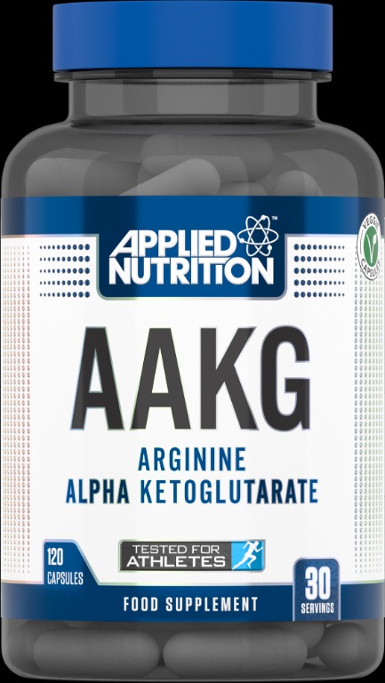 Applied Nutrition AAKG Arginine Alpha Ketoglutarate (HALA)-120 Capsules ...