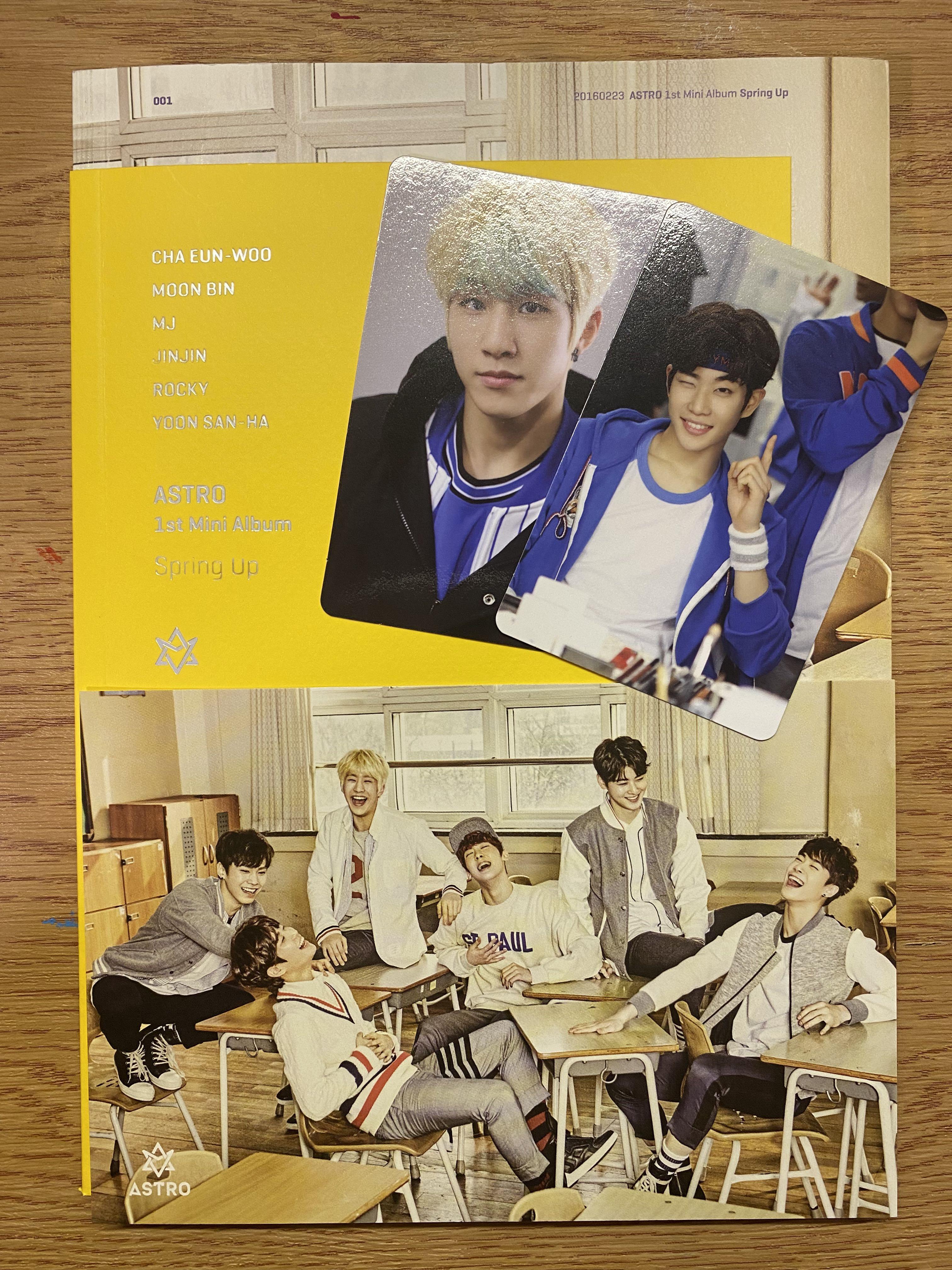 Astro 1st mini album Spring Up, 興趣及遊戲, 古董收藏, 韓流 - Carousell