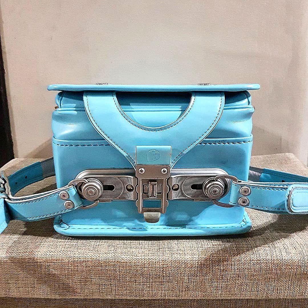 Authentic Randoseru (Light Blue) japanese backpack [GENUINE LEATHER ...