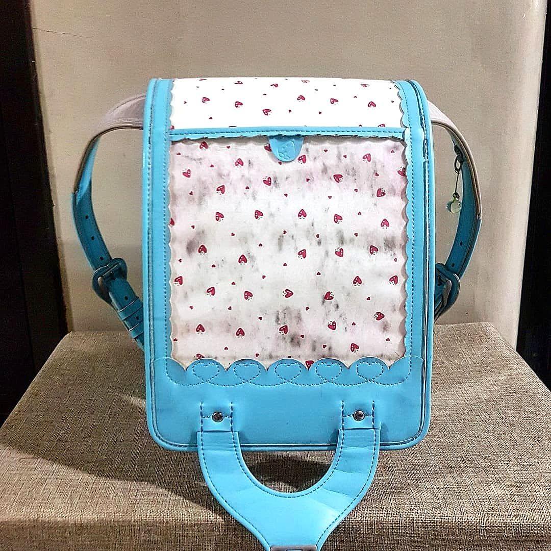 Authentic Randoseru (Light Blue) japanese backpack [GENUINE LEATHER ...