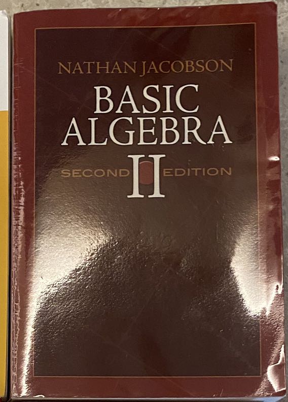 Basic Algebra II (tertiary textbook), Hobbies & Toys, Books & Magazines ...