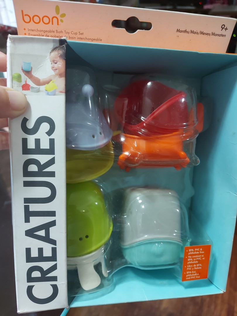 Boon Creatures Bath Toys for Sensory Play, Babies & Kids, Infant Playtime on Carousell