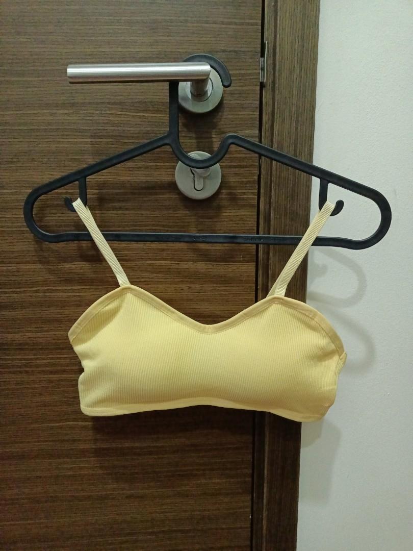 BRAND NEW! PADDED BRA! IN YELLOW COLOUR! ONLY TRY ON AND FIND IT ...