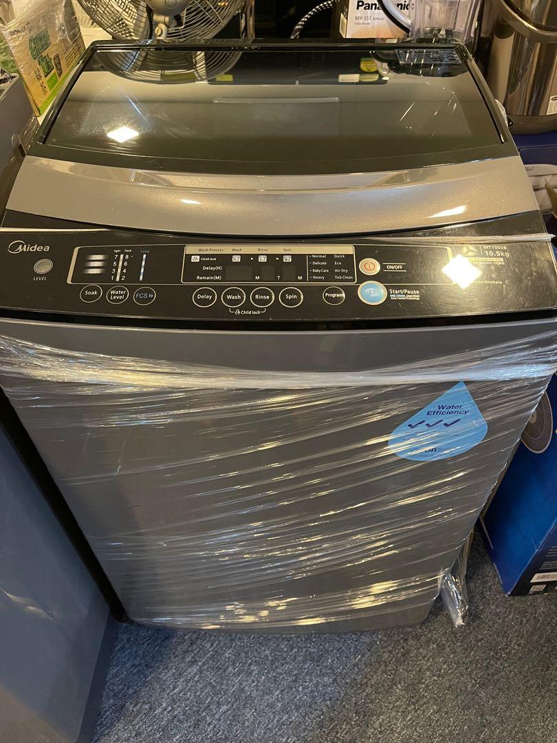 Brand new(display set)MIDEA MT1050B TOP LOAD WASHER (10.5KG), TV & Home ...