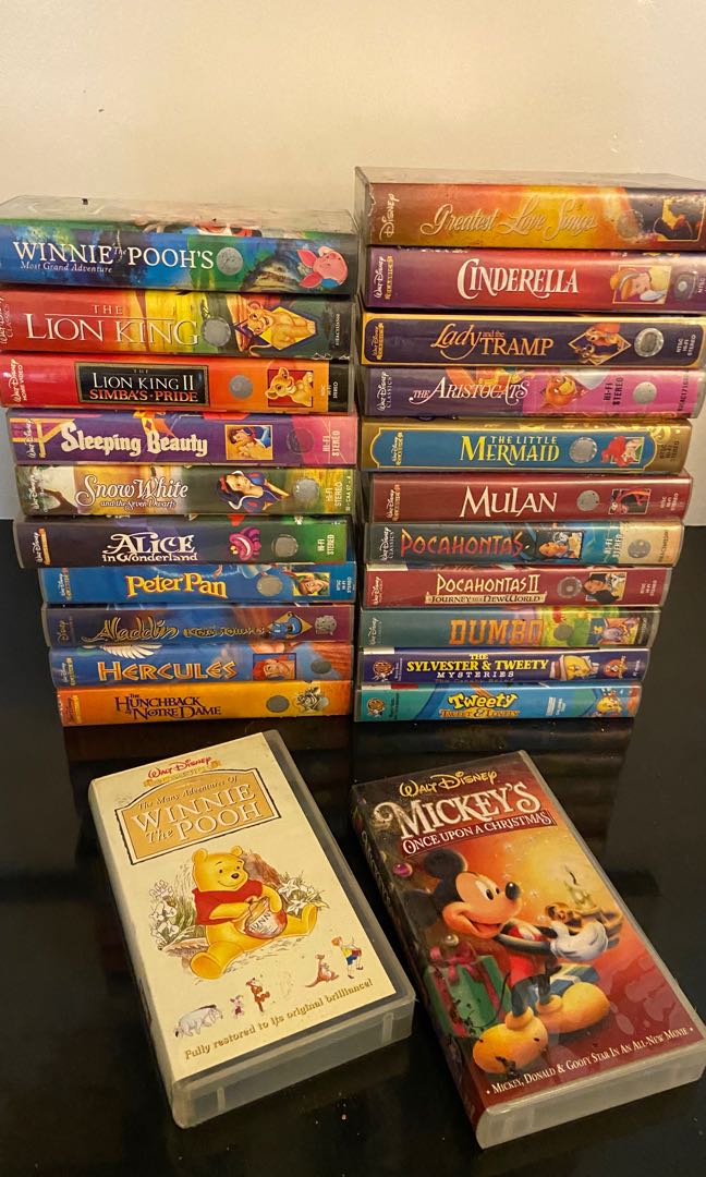 Cartoons VHS tapes, TV & Home Appliances, TV & Entertainment, Blu-Ray ...