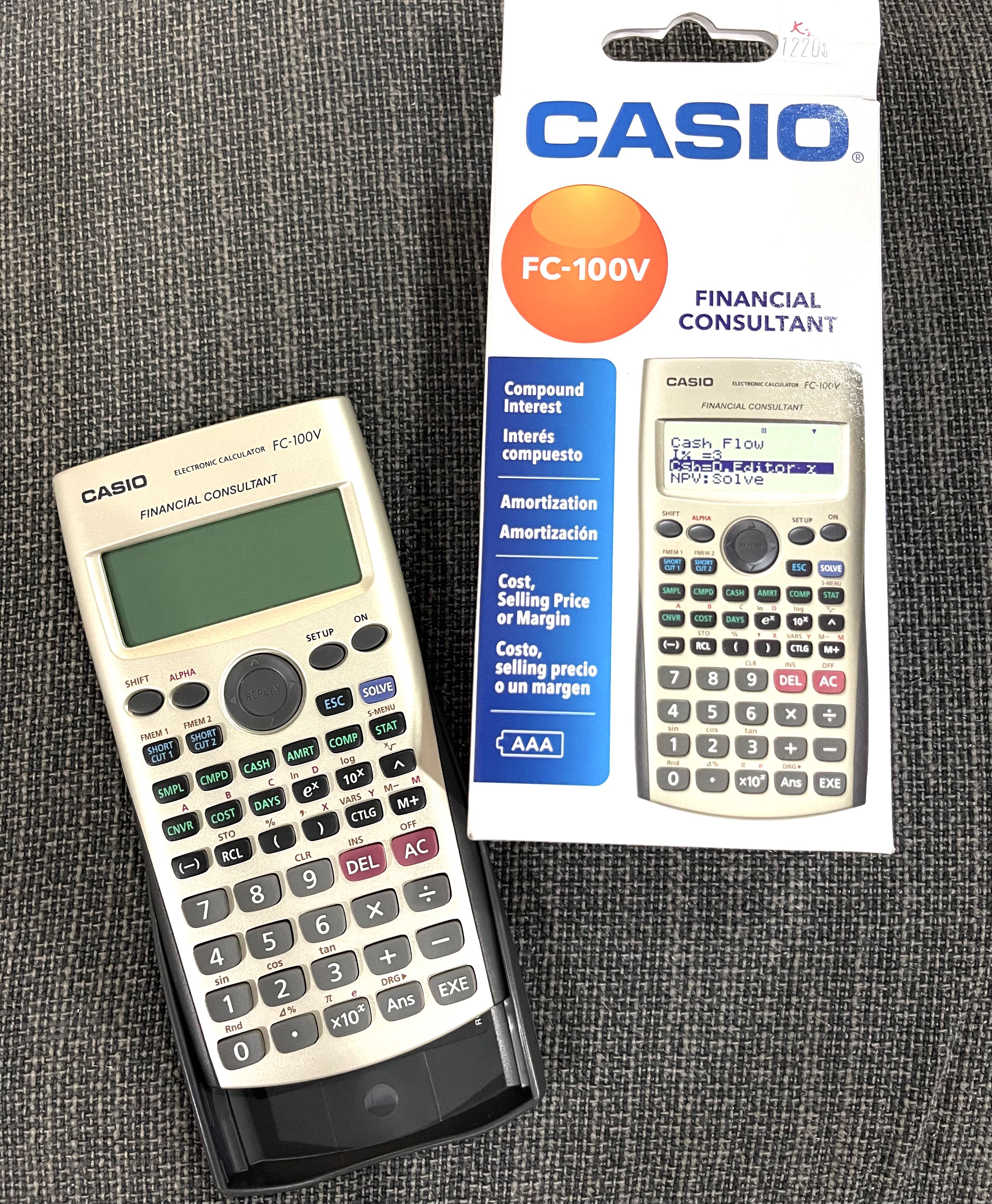 Casio Financial Calculator, Computers & Tech, Office & Business ...