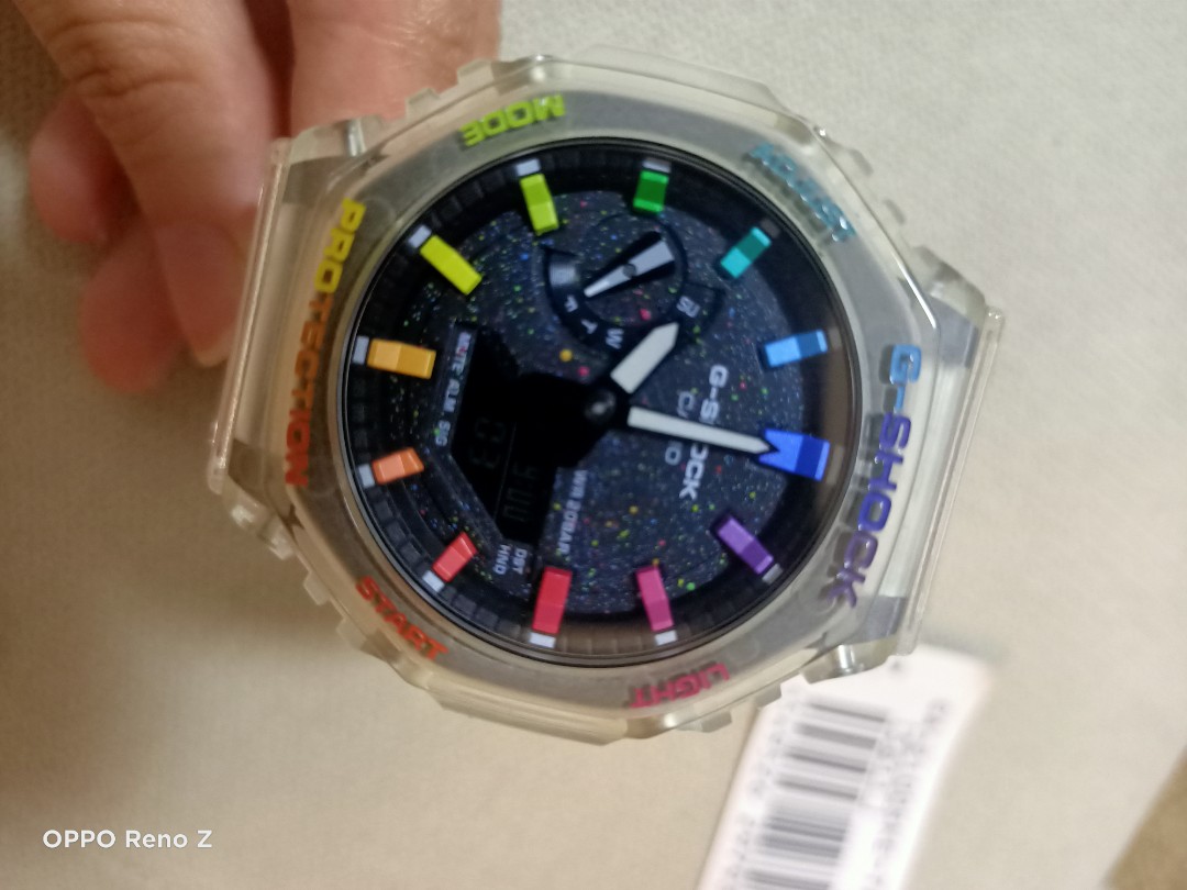 Casio G-Shock Limited Edition Crystal Jellyfish watch GA-2100SKE-7AER ...
