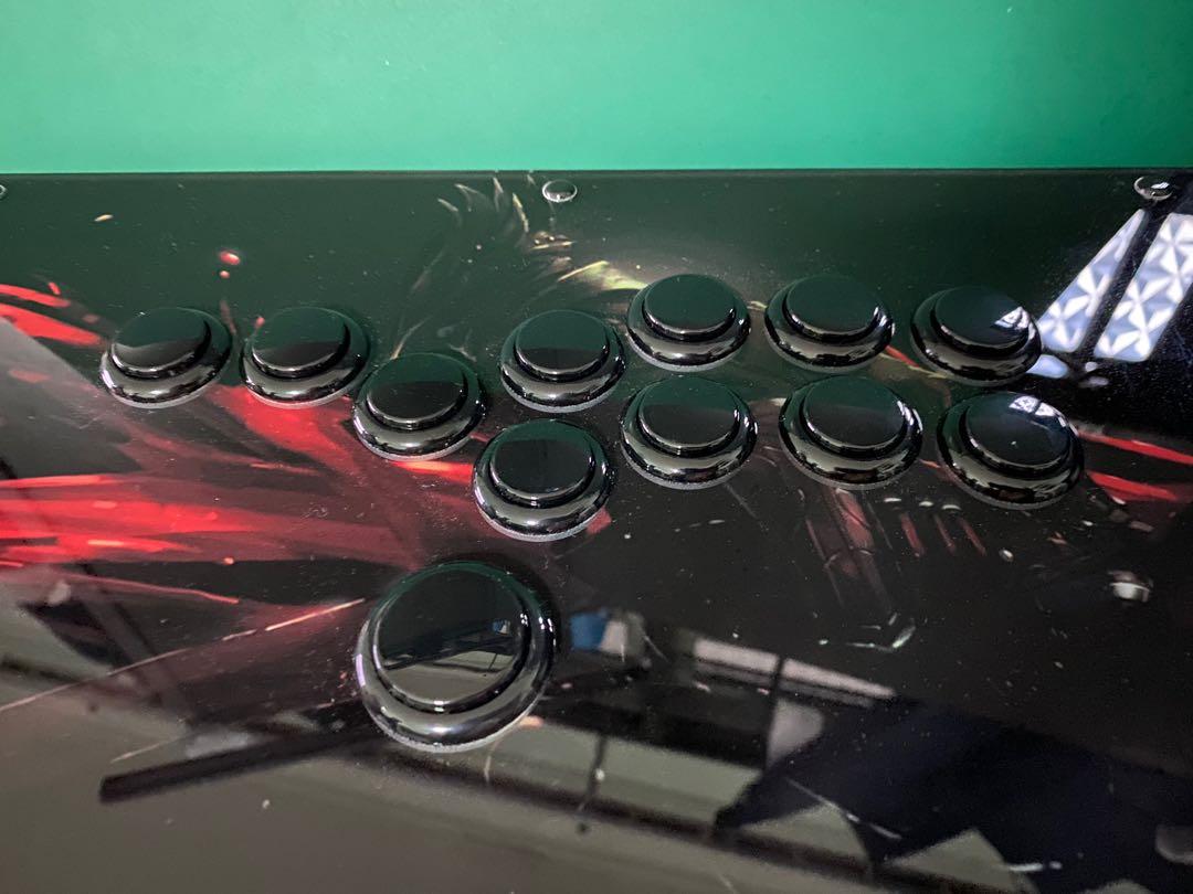 Custom Hitbox Fightstick Arcade Stick (Sanwa Buttons) PC, Video Gaming ...