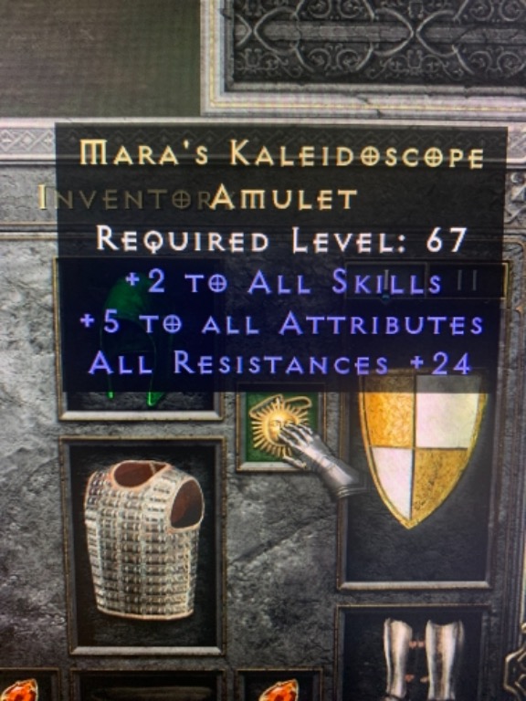 Diablo 2 resurrected Mara , Video Gaming, Gaming Accessories, In-Game ...