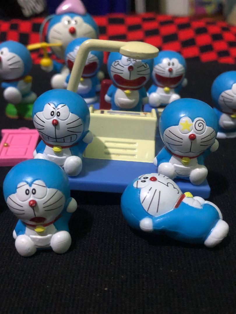 Doreamon time machine and figures collectible vinyl toy set, Hobbies ...