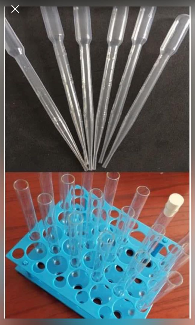 Dropper, Disposable Dropper, Test Tube, Test Tube Rack, Everything Else ...