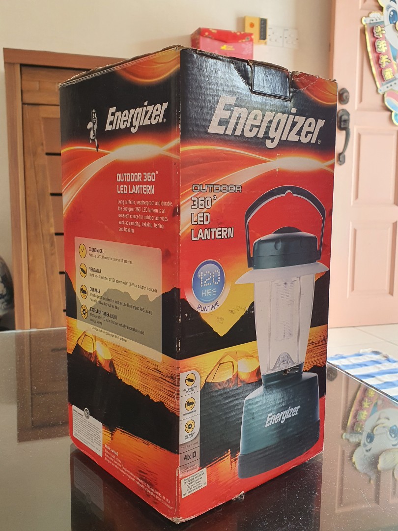 ENERGIZER OUTDOOR 360 LED LANTERN, Furniture & Home Living, Lighting ...