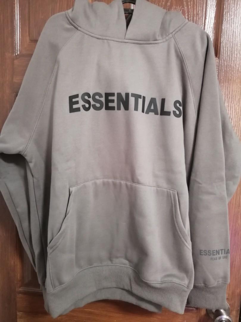 Essentials fear of god hoodie jacket by Jerry lorenzo, Men's Fashion ...