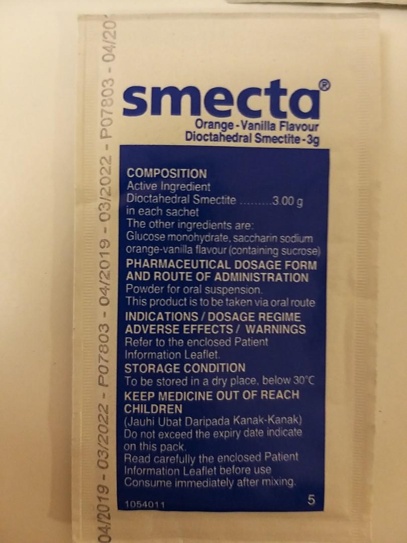 Free gift - France Smecta Antidiarrheal Powder, Food & Drinks, Local ...