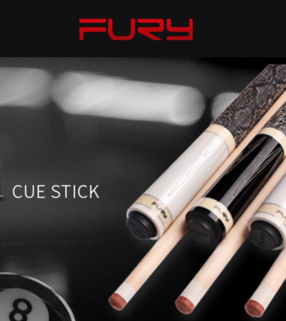 Fury pool cue, play cue, shaft (FREE delivery), Sports Equipment ...