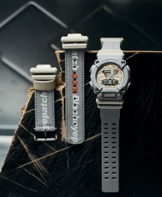 新款Ga-900BEP-8a 特別版 BlackEyePatch 工業風 雙帶套裝 灰白 行針 特別聯乘 G-SHOCK Hong Kong ...