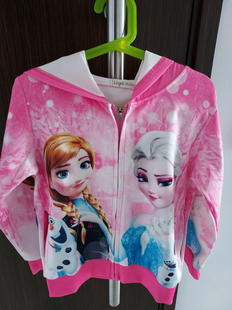 Free to bless- Girl jacket - Frozen Elsa Anna, Babies & Kids, Babies ...