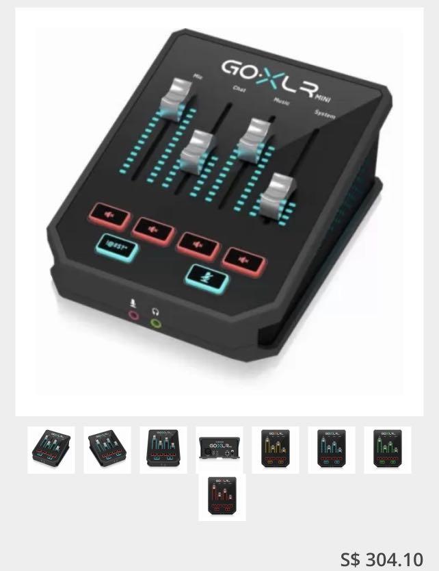 GOXLR MINI, Audio, Other Audio Equipment on Carousell