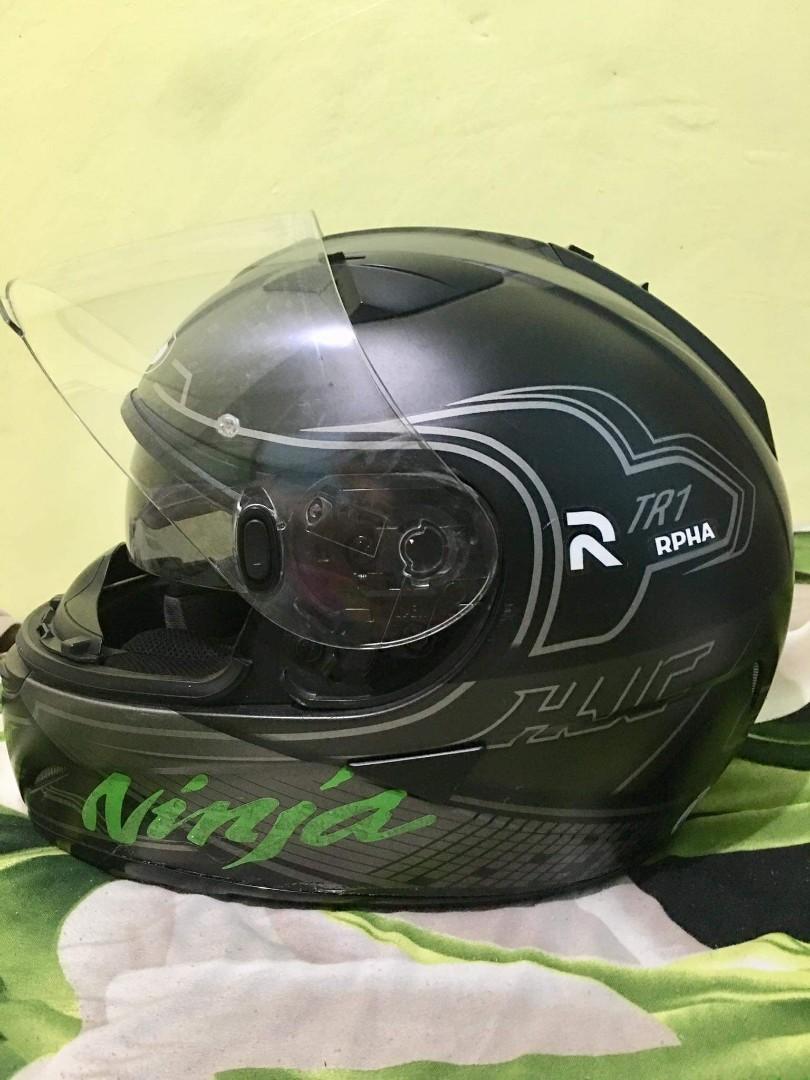 HJC TR1 HELMET DUAL VISOR, Motorbikes, Motorbike Parts & Accessories ...