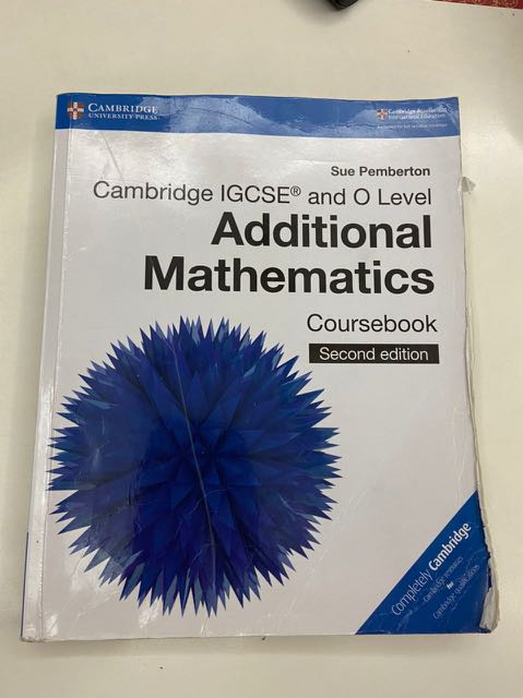 Igcse Add Math Textbook Hobbies And Toys Books And Magazines Textbooks On Carousell