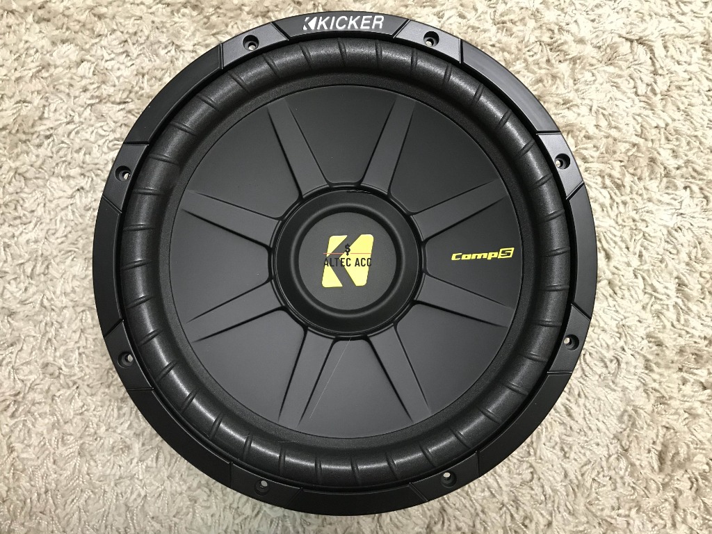 Kicker CompS 12"Inch Subwoofer (NEW SET) NO NEGO TQ, Auto Accessories ...