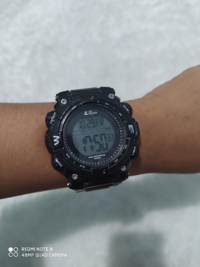 Lad Weather Digital Watch Stopwatch Lap Time Alarm Timer Camouflage ...