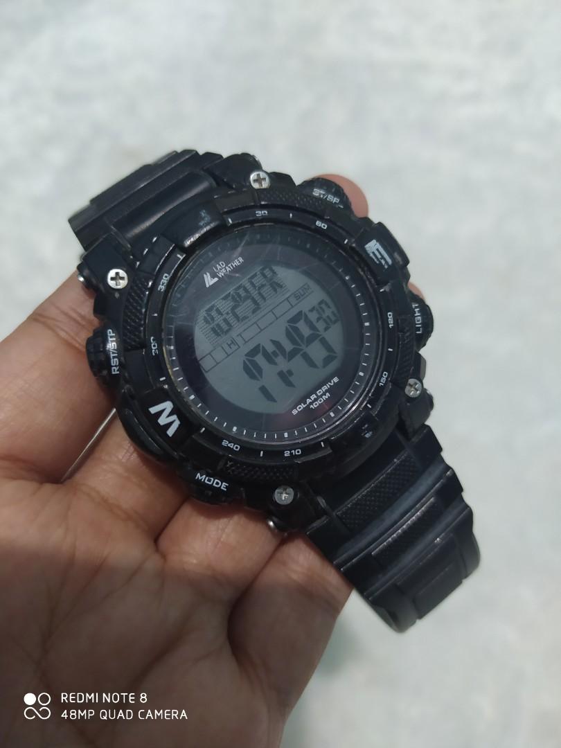 Lad Weather Digital Watch Stopwatch Lap Time Alarm Timer Camouflage ...