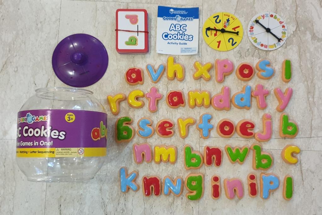 Learning Resources LER1183 Goodie Games ABC Cookies,89 Pieces,Multi-Color, Hobbies & Toys, Toys ...