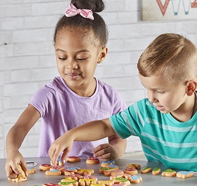 Learning Resources LER1183 Goodie Games ABC Cookies,89 Pieces,Multi ...