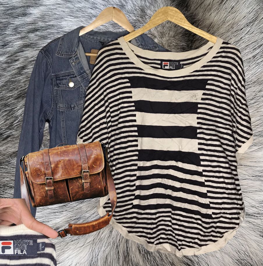 Legit Fila, Women's Fashion, Tops, Blouses on Carousell