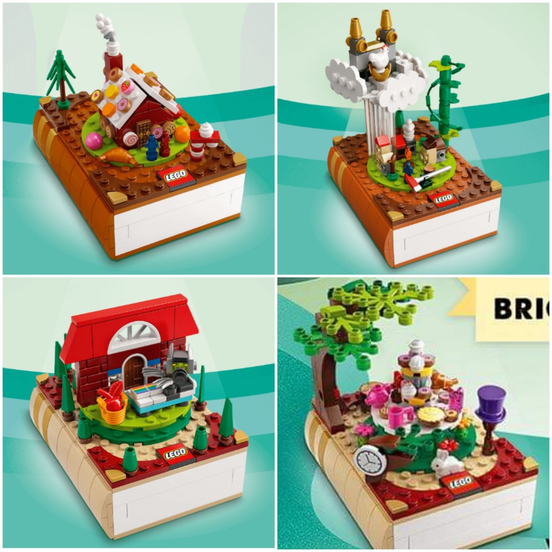 LEGO Bricktober Jack and The Beanstalk, Little Red Riding Hood, Alice ...