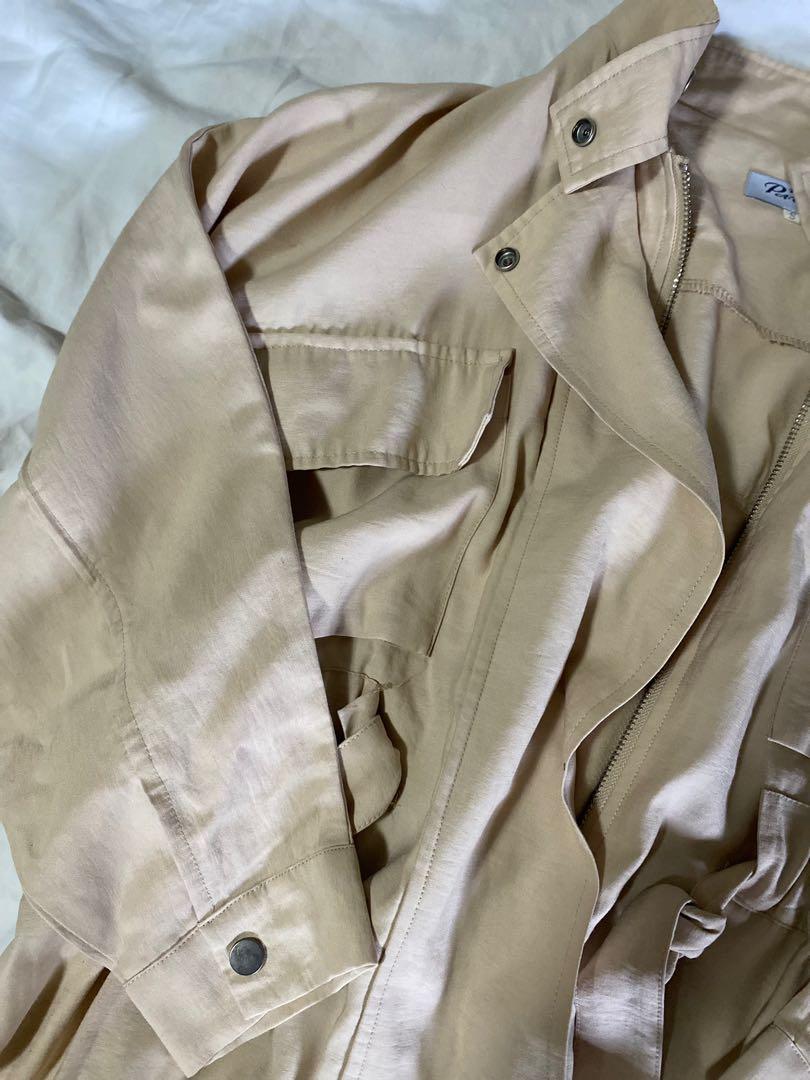 light beige coat, Women's Fashion, Coats, Jackets and Outerwear on ...