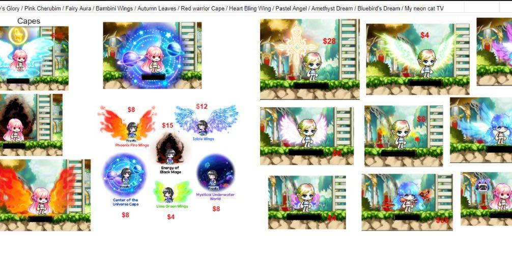 Maplesea Aquila Cash Items (11.11 Promotion!), Video Gaming, Gaming ...