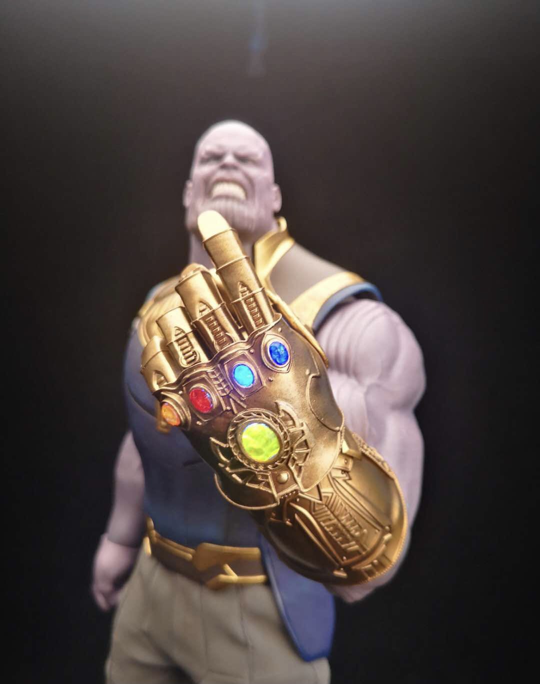 MARVEL AVENGERS INFINITY WAR CUSTOMIZED 1/6 SCALE THANOS GESTURED ...