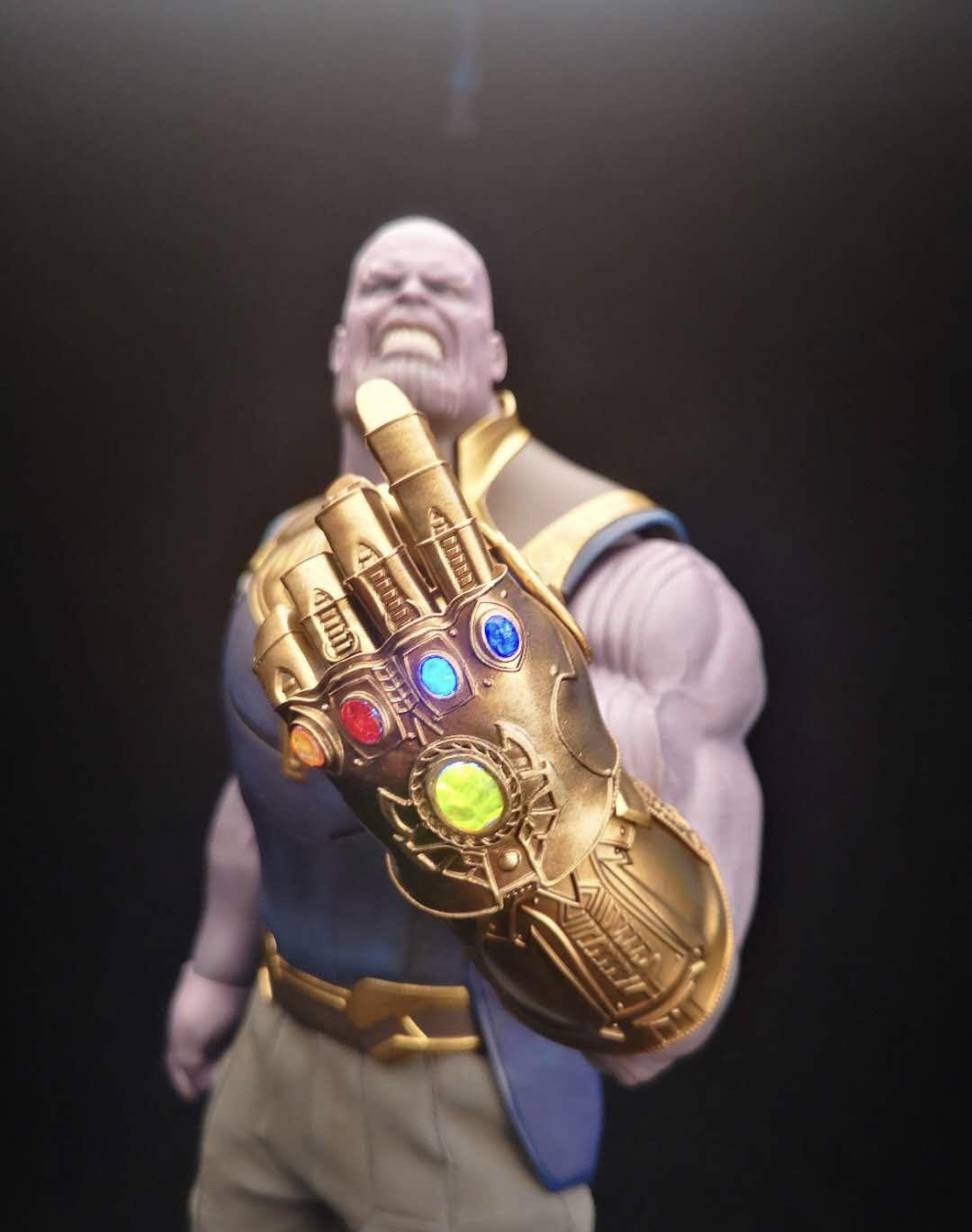 MARVEL AVENGERS INFINITY WAR CUSTOMIZED 1/6 SCALE THANOS GESTURED ...