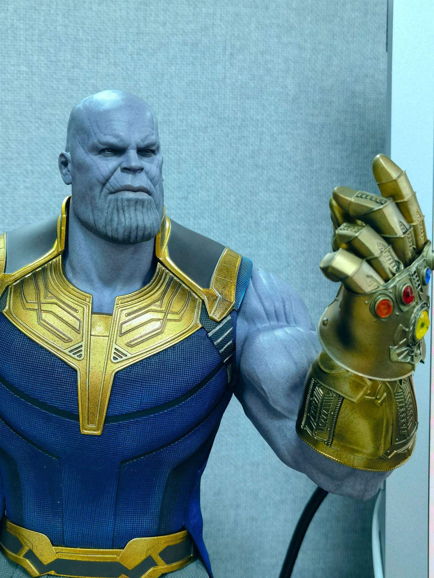 MARVEL AVENGERS INFINITY WAR CUSTOMIZED 1/6 SCALE THANOS GESTURED ...