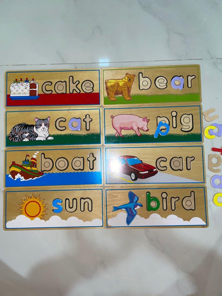 Melissa & Doug See and Spell - Spelling Puzzle/blocks, Hobbies & Toys ...