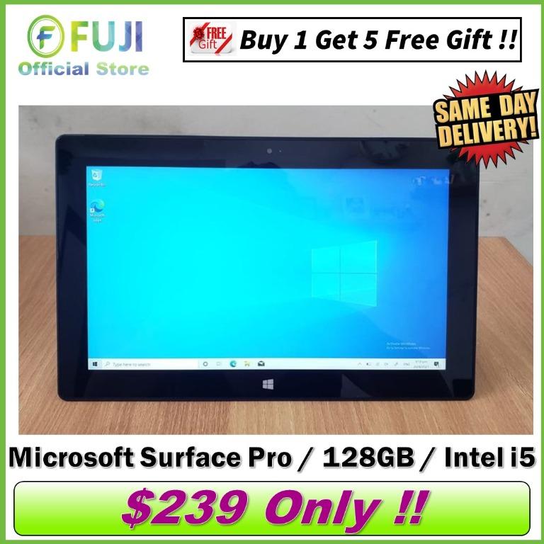 Microsoft Surface Pro 2 in 1 Tablet + Laptop / Intel i5 / 128GB / 4GB ...